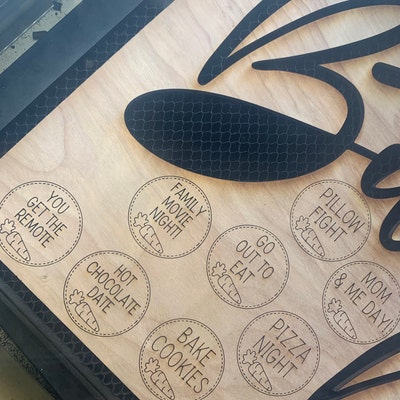 DIGITAL File Easter Bunny Snack Tray SVG Score File SVG Digital ...