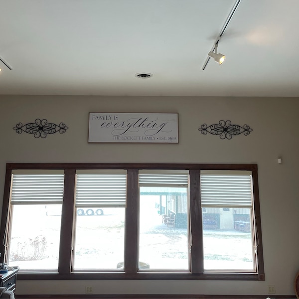 Personalized Family Sign, Family is Everything Sign With Last Name and ...