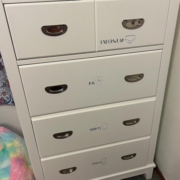Closet Labels // Master Closet Labels // Closet Organization // Dresser ...