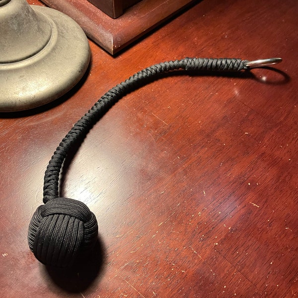 Paracord Monkey Fist Long 1.25 Steel Core Terra - Etsy