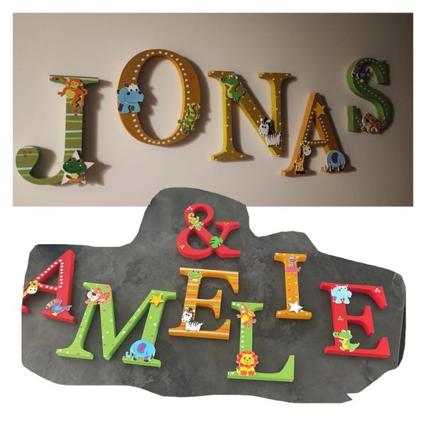 Wooden Letters, Door Letters, Nursery Letters - Etsy