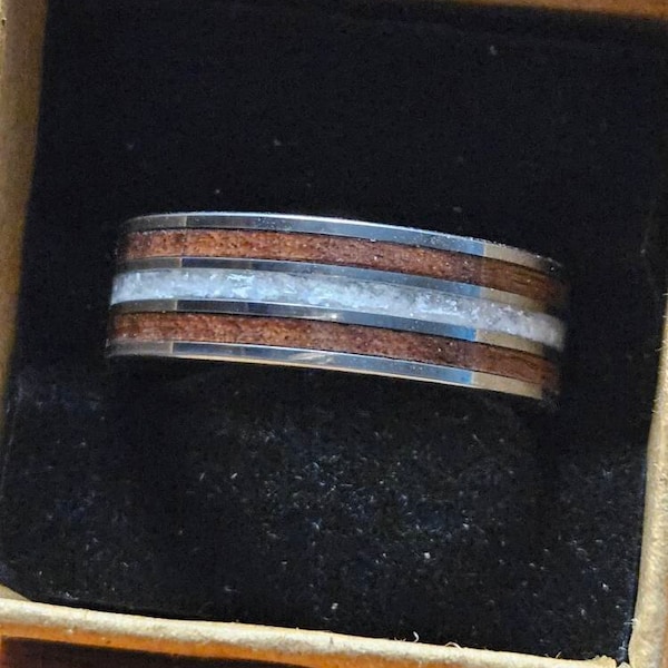 3mm Silver Pet Cremation Ring, Memorial Ring, Remembrance Ring, Ashes ...