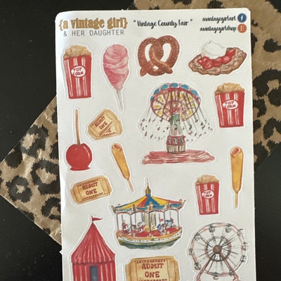 Vintage County Fair Vintage Stickers, Card Stickers, County Fair, Fair ...