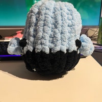 Willie the Whale LARGE SIZE Video Tutorial/pattern, Learn How to Finger Knit, Hand Knitting ...