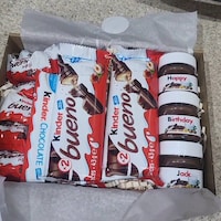 Personalised Large Kinder Bueno Letterbox Chocolate Giftbox - Birthday ...