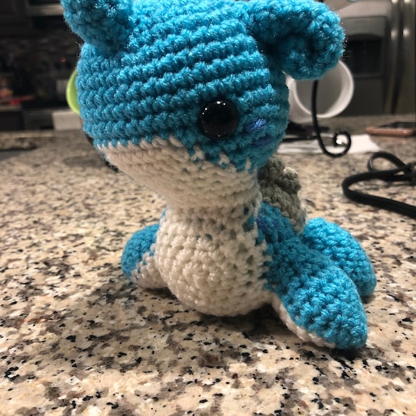 Crochet Lapras Inspired Chibi Pokemon - Etsy