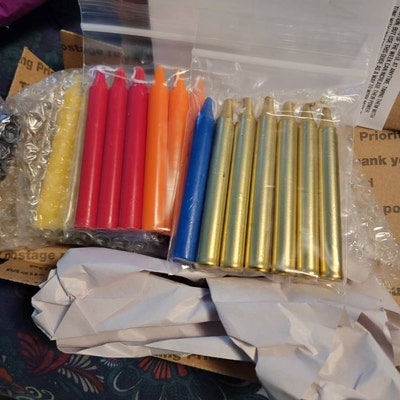 Gold Mini Ritual Candles, Spell Candles 4 Candles, Spells, Wicca ...