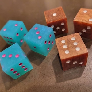 Single Custom Dice Night Stand/end Table Handmade Dice Made From IKEA ...