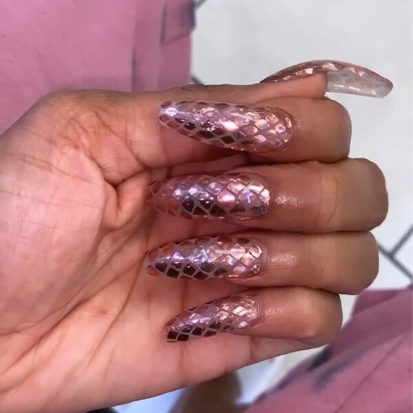 Snake Skin Nail Decals | Snake Skin Nail Art | Snake Skin Nail Stickers ...