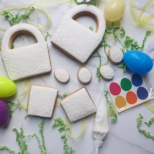 Bouquet Flower Set Cookie Cutters and Stamps, Cookie Cutter, Cookie ...