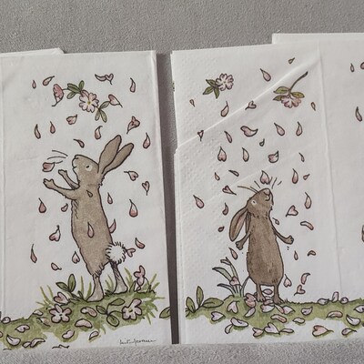 Napkins for Decoupage X 4 Wrendale Stags Lunch Napkins Rare ...