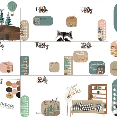 Fall Digital Sticker Pack for Goodnotes and PNG Files Fall - Etsy