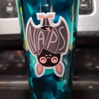 Bat Nap Sticker for Planner Laptop Sticker Nap Lover Guano - Etsy