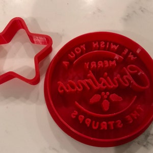 Personalized Cookie Cutter for Christmas, Stamp With Family Name ...