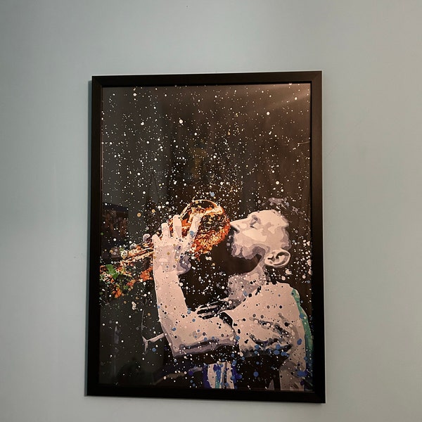 Lionel Messi Art - Hand Painted Art Prints - Poster - Gift - Etsy