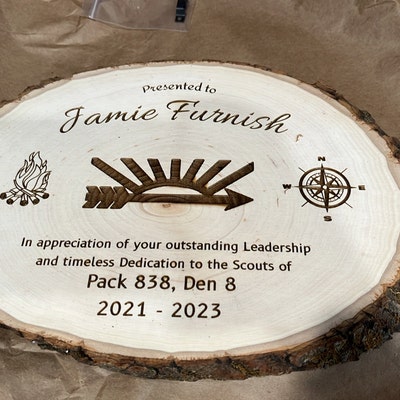 Bamboo Name Tags Personalized Magnetic for Scouts Leaders - Etsy