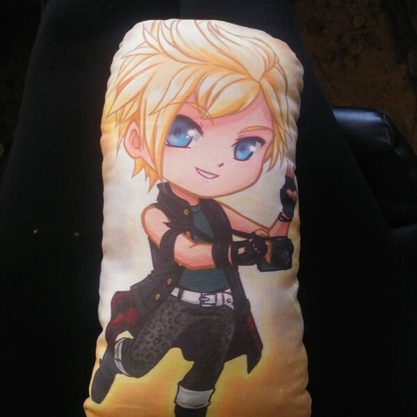 Prompto, Noctis, Ignis, Gladio Chibi Pillow Plushies. Final Fantasy XV ... Prompto, Noctis, Ignis, Gladio Chibi Pillow Plushies. Final Fantasy XV ...
