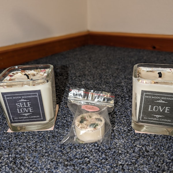 Self Love Candle - Negative Energy Cleansing - Soy Aromatherapy Candle ...