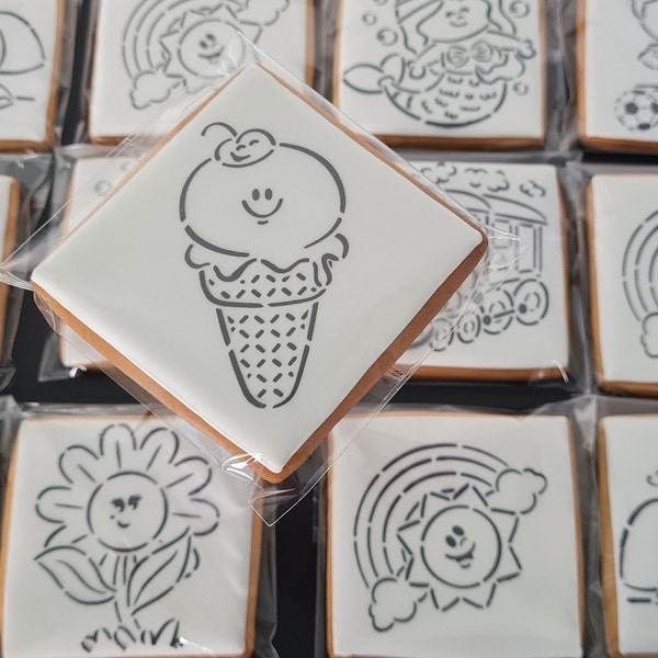 Peppermint Candy Stencil for Cookies, Cupcakes and Crafting - Etsy