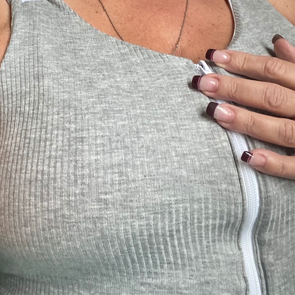 Post Surgical Comfortable Compression Front Closure Bra for Breast ...