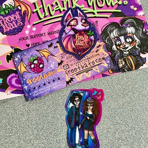 Uncle Deadly / Miss Deadly Sticker. - Etsy