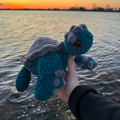 CROCHET PATTERN: Thea the No Sew Sea Turtle - Etsy
