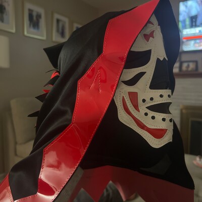 Adult LA PARKA MASK Wrestler Day of the Dead Luchador Mask Nacho Libre ...