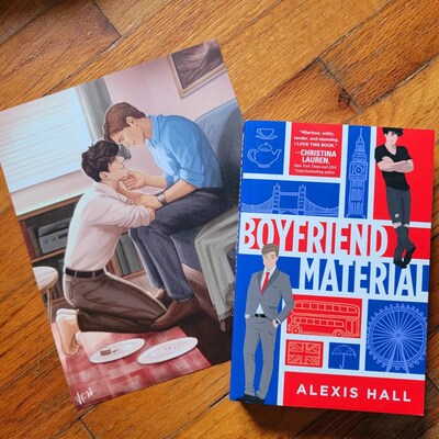 Luc and Oliver From BOYFRIEND MATERIAL 8x10 Matte Print - Etsy