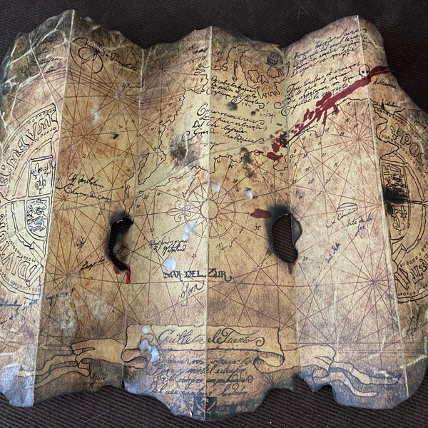 GOONIES MAP - Replica of the Goonies Map Handmade From Frames of the ...