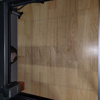 Basic Grid 400x400 Mm Ortur Laser Machine. File Lightburn Ready to ...