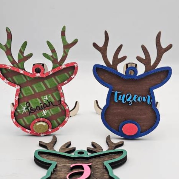 Christmas Gift Tags SVG - Personalized Cut Files - Etsy