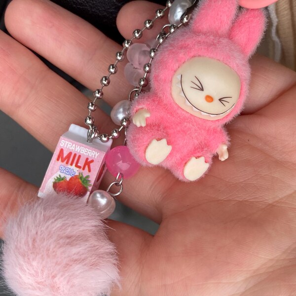 Labubu Keychain - Etsy