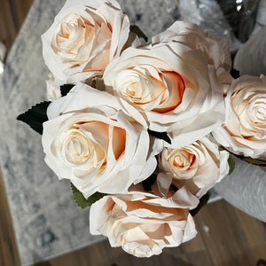 Stem Artificial Silk Rainbow Rose Flower Silk Flower for DIY - Etsy