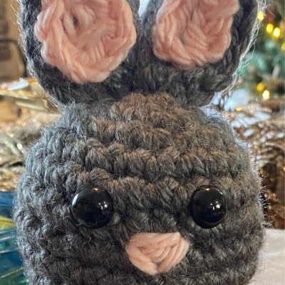 Crochet Bunny Plushie PATTERN: Fluffy Lil Bunny ENG Quick & Easy ...