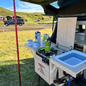 Mobile Camping Kitchen, Camperini MINI, Camping Box, Chuck Box. - Etsy