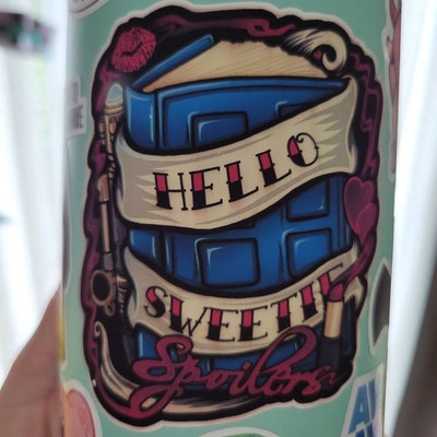 Hello Sweetie Doctor Who Sticker River Song Sticker 10th - Etsy