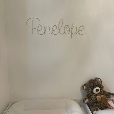 Custom Wire Word Sign Choose Font Wire Name Metal Sign Wire Word Art ...