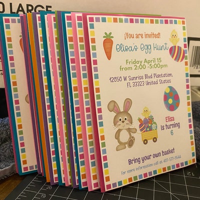 Easter Egg Hunt Flyer, Editable Easter Party Invite, PTA PTO Flyer ...