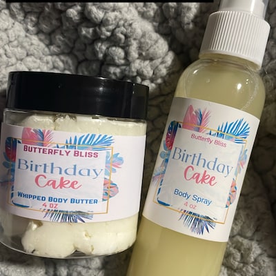 Birthday Cake Body Perfume Spray - Etsy