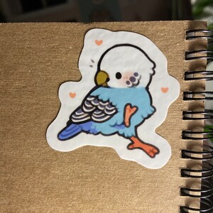 Dancing Birds Sticker Set Pack: Cockatiel, Budgie, Lovebird / Cute Bird ...