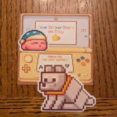 Wallace Wells Premium Sticker Scott Pilgrim Pixel Art Sticker - Etsy