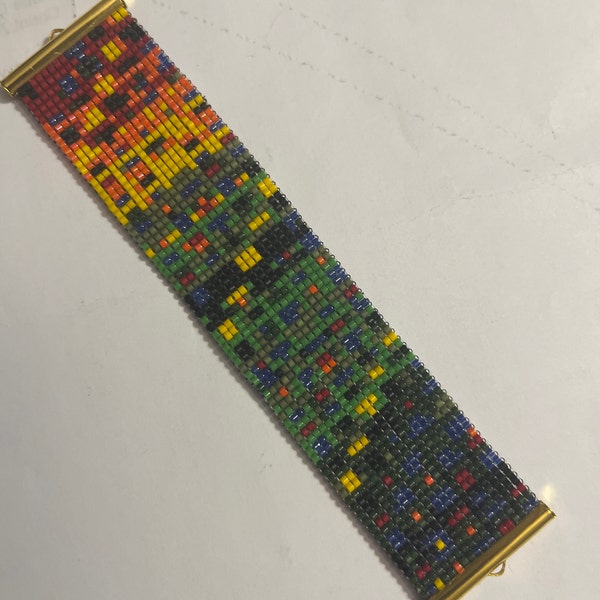 Loom and Peyote Stitch Bracelet Patterns - PP2 - Wide and Narrow ...