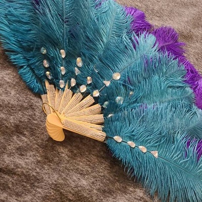 Economy Plastic Fan Staves for DIY Feather Fans, Blank Fan Base With 10 ...