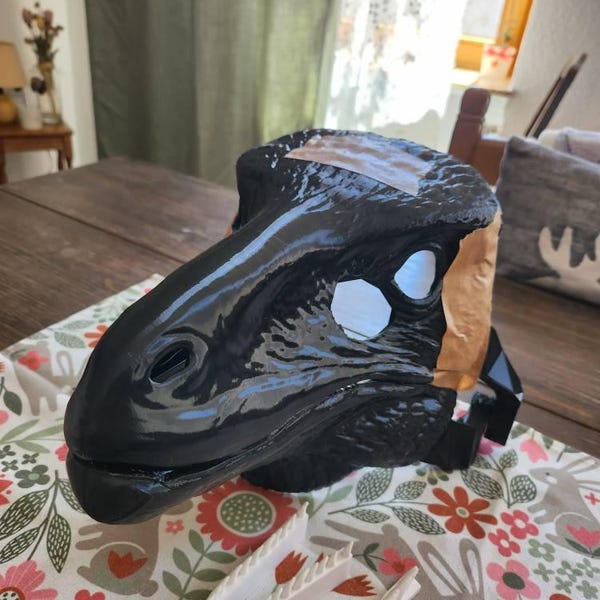 Velociraptor Mask V3 .STL Files for 3D Printing - Etsy