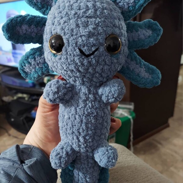 PATTERN: Plush Annie the Axolotl Pattern - Amigurumi Chunky Axolotl ...