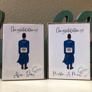 Custom Graduation Card Congratulations Male Graduation Gift High School ...