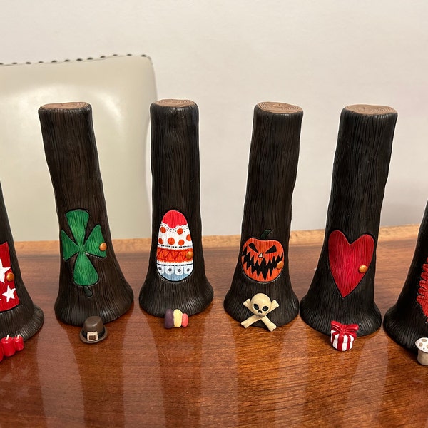 Happy Forest Goblin Figurine - Polymer Clay Sculpture - Goblincore ...