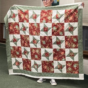 Downloadable Porch Rails Quilt Pattern Easy 3 Yard Design - Etsy UK