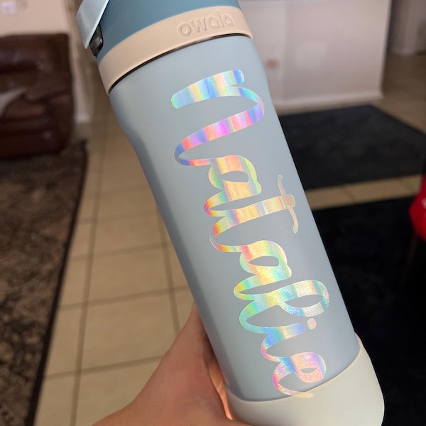 Name Stickers for Water Bottles, Personalized Name Decals for 16 Oz, 24 ...