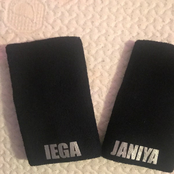 Personalized 6" Gymnastics Wristbands (a Set of 2 Bands) Sports ...